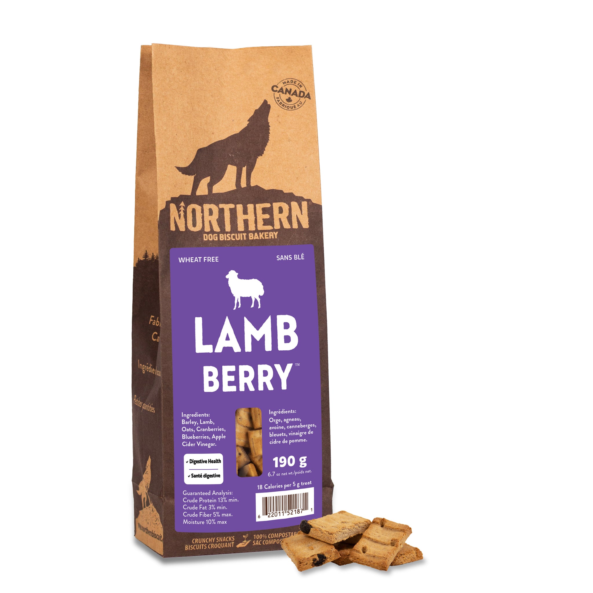 Lamb Berry Biscuits – Northern Dog Biscuit Bakery